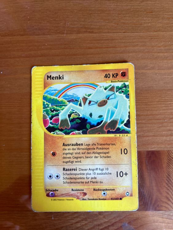 Pokémon Menki (Gebraucht) in Beckenried für CHF 1 – mit Lieferung auf ...