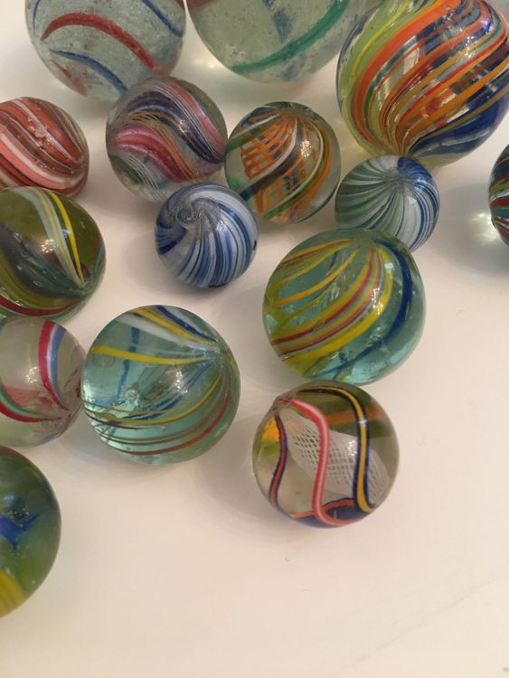 17 Wunderschöne alte Murmeln ca. 1930 (Gebraucht) in Gondiswil für CHF ...