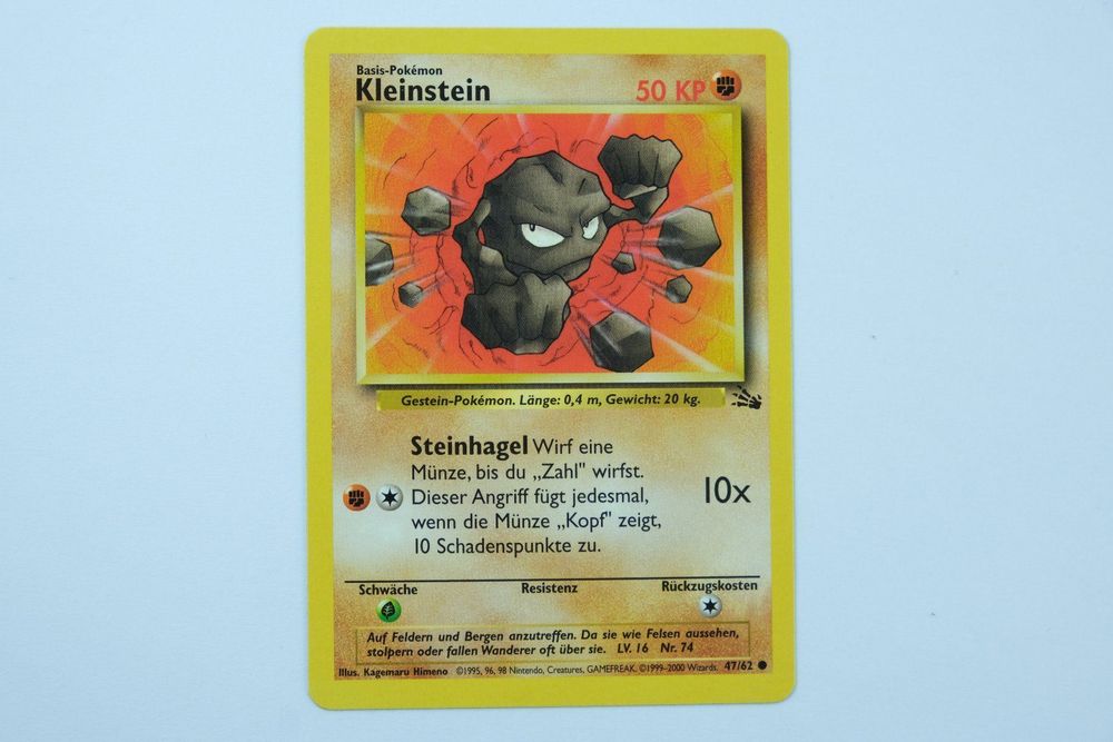 Kleinstein Pokemon Fossil | Kaufen auf Ricardo