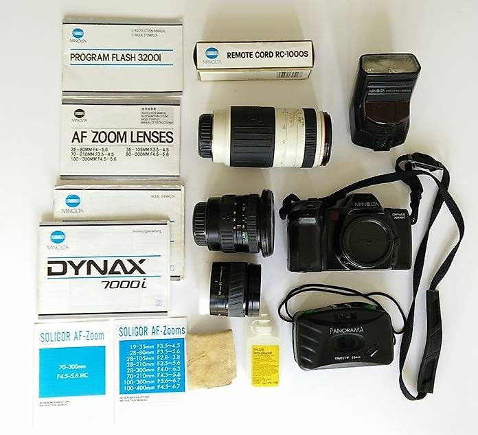 Macchina fotografica reflex Minolta Dynax 7000i + accessori (Gebraucht ...