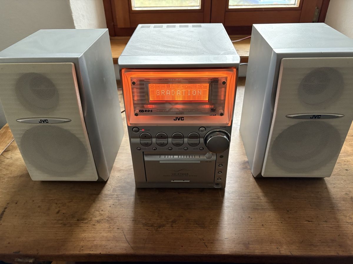 Chaîne Hi-Fi JVC CD, MD, cassette, radio (D'occasion) à Neyruz-sur ...