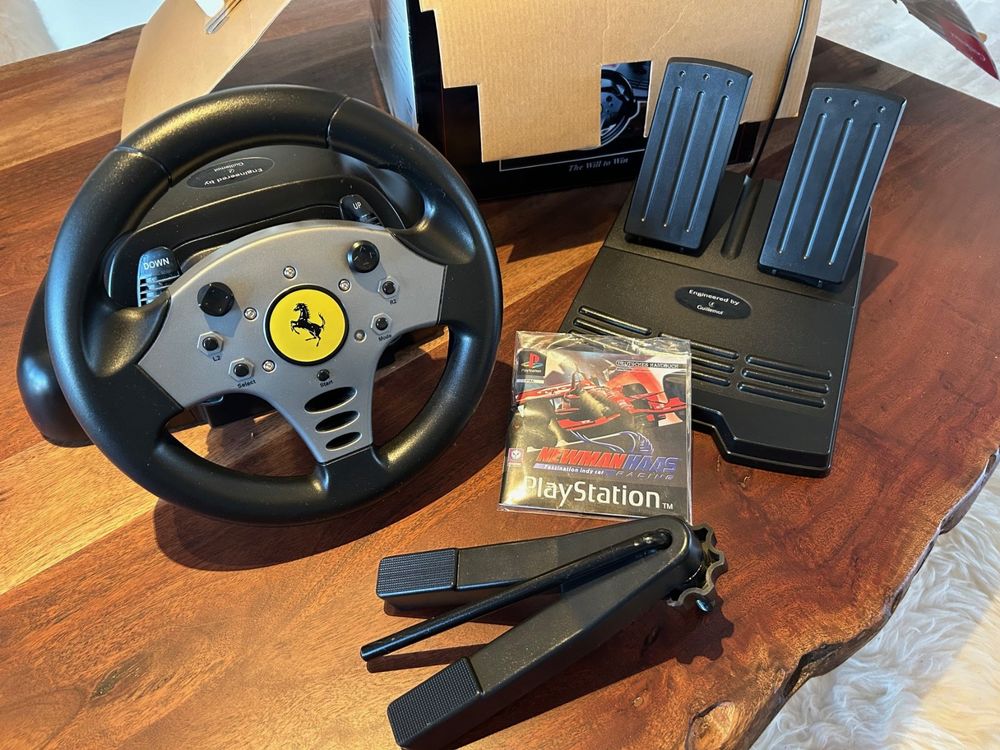 Racing Wheel Ferrari Guillemot Shock 2 + Newman Haas Racing (Gebraucht ...