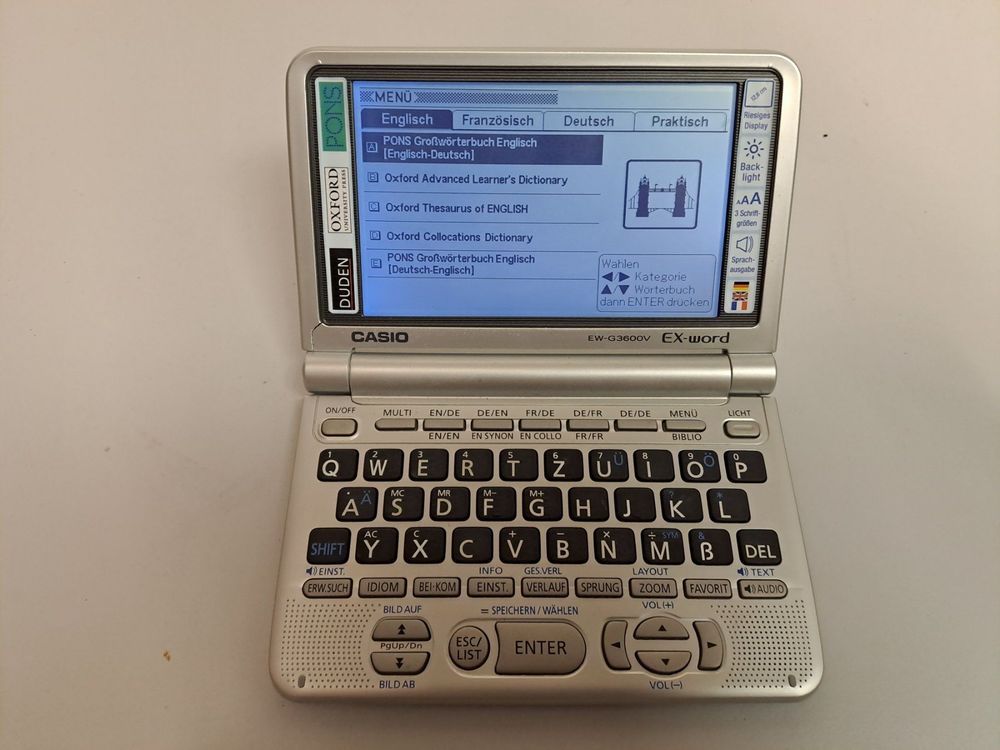 CASIO E-Word EW-G3300V Elektronisches Wörterbuch (Gebraucht) in Chur ...