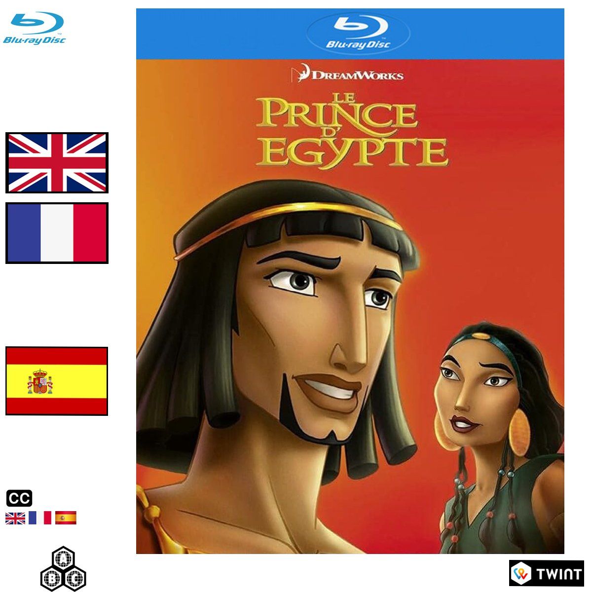 Le Prince d'Egypte (1998) - Blu-ray (Neuf avec emballage d'origine) à ...