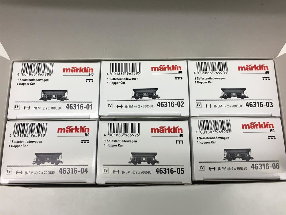 märklin 46316: Selbstentladewagen-Set DB (Neu (gemäss Beschreibung)) in ...