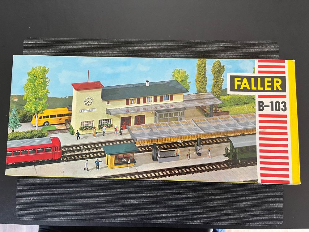 Faller Bahnhof "Schönblick", Bausatz B-103 und Bausatz B-251 | Kaufen ...