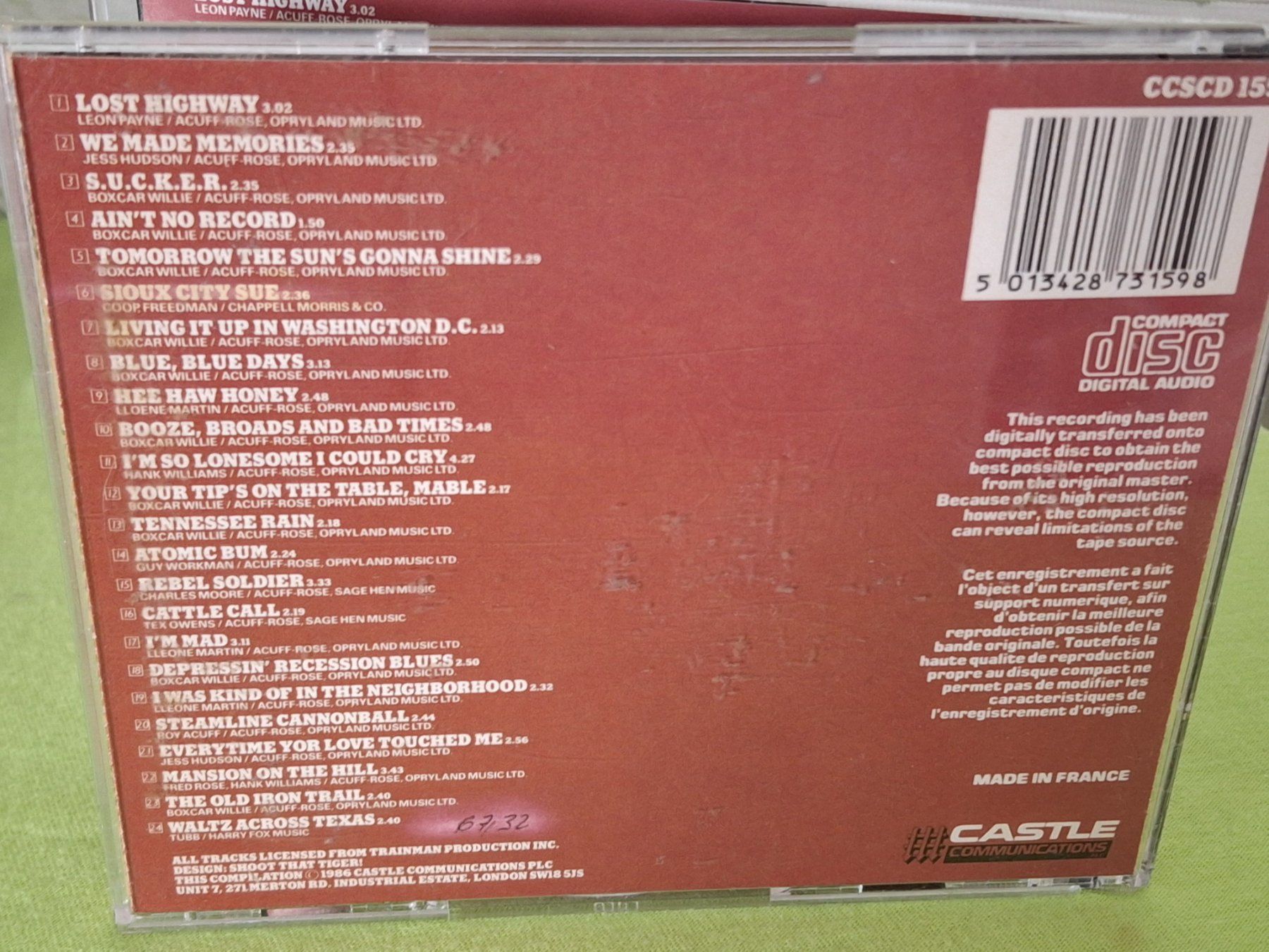 CD Boxcar Willie Collection🤠 (Gebraucht) in Aarberg für CHF 3.6 – mit ...