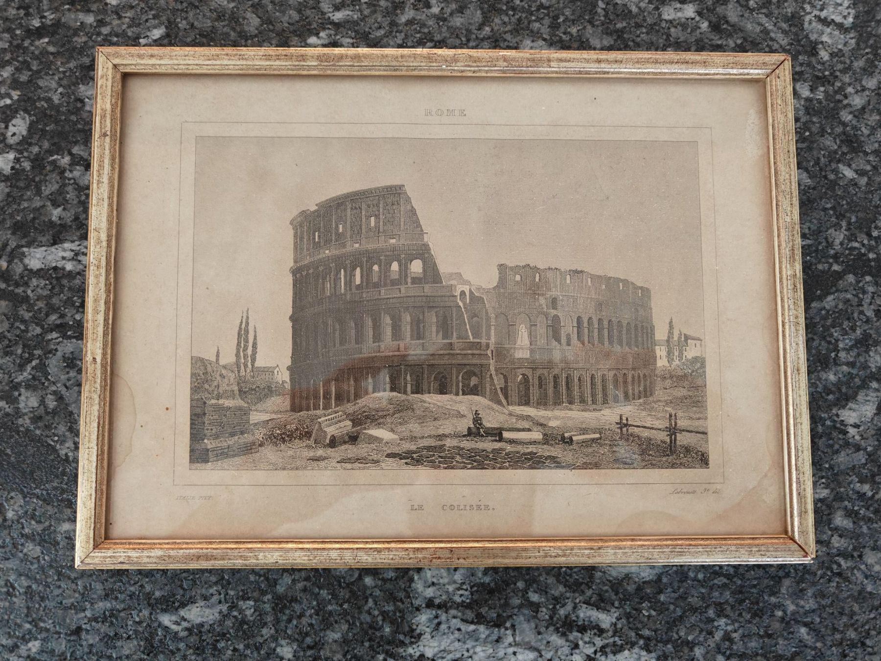 Alter kolorierter Stich – Kolosseum Rom – ca. 19. Jh. (Gebraucht) in Birr für CHF 30 – mit ...