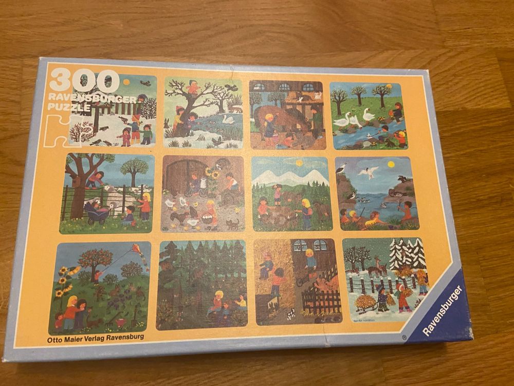 Ravensburger Puzzle "Mit Tieren durch das Jahr" 300 Teile (Gebraucht ...