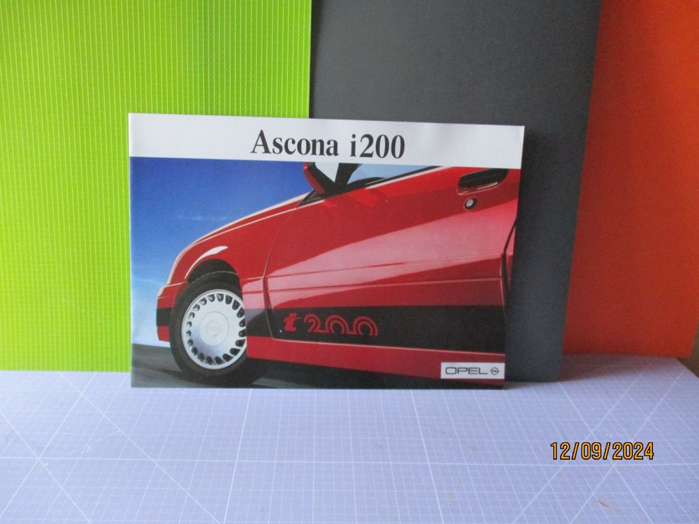 Opel Ascona i200 Prospekt 2 Blatt | Kaufen auf Ricardo