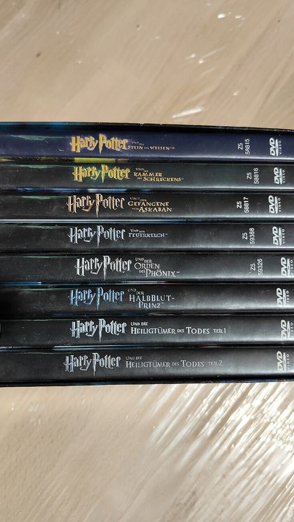 Harry Potter - Die komplette Sammlung (8 Filme) auf DVD (Gebraucht) in ...