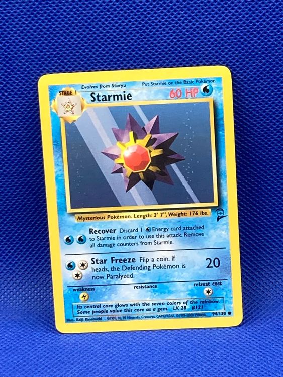 Pokemon BASE SET 2 / Starmie 94 / 130 EN - (GD) | Kaufen auf Ricardo