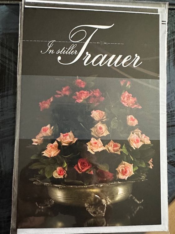Trauer Karte Anteilnahme Beileid Mitgefühl Karten (Neu und ...