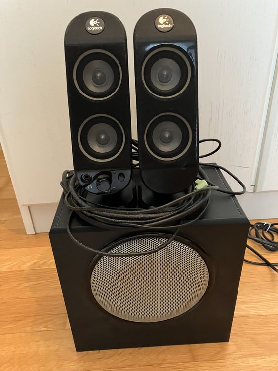 Logitech X-230 Soundsystem 2.1 Speaker Subwoofer PC Boxen (Gebraucht ...