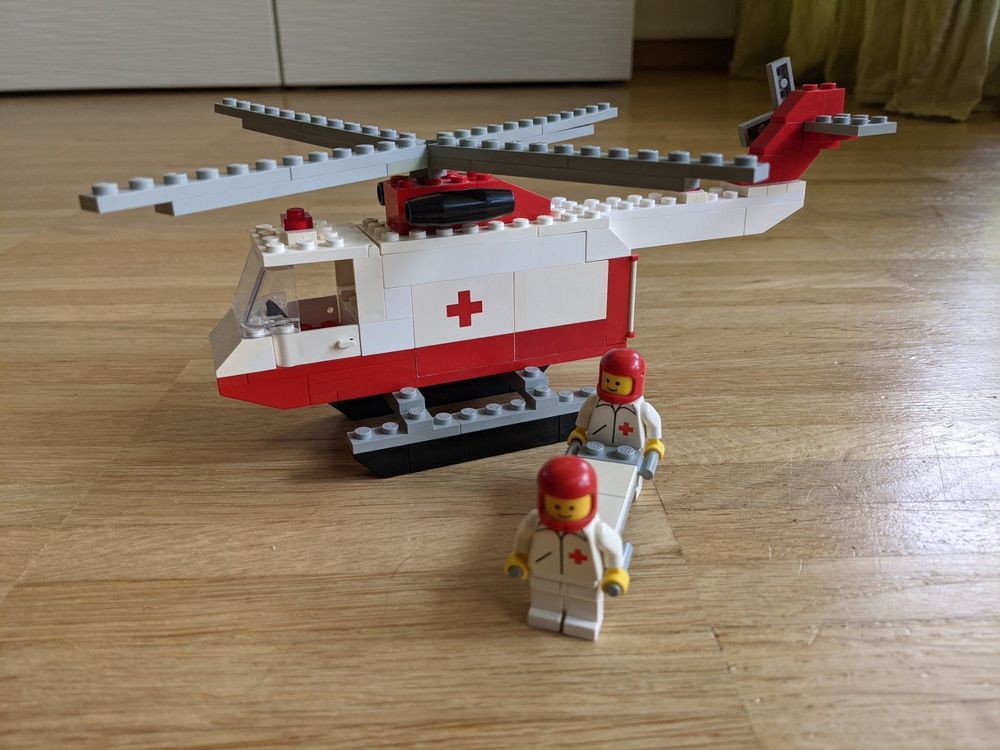 LEGO 6691 Red Cross Helicopter - (Classic Town) 1981 | Kaufen auf Ricardo