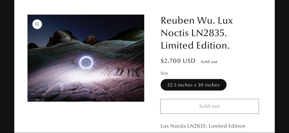 Reuben Wu Lux Noctis LN2835 (Neu und originalverpackt) in Tegna für CHF 2500 – mit Lieferung auf ...