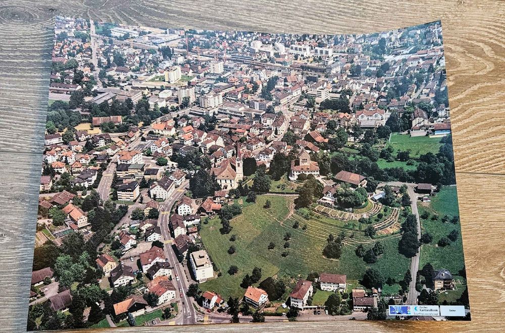 Hystorisches Luftbild/ Poster, Uster ZH, ca. 1980er, (Neu (gemäss Beschreibung)) in Uster für ...