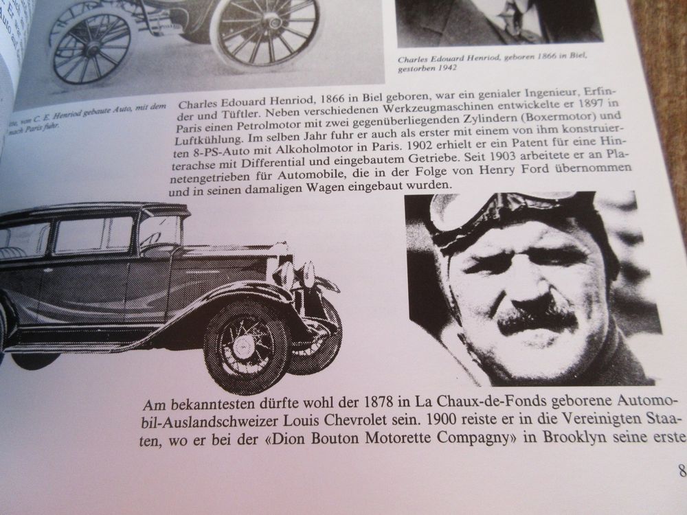 SCHWEIZER AUTOS UND MOTORRÄDER 1877 1984 VERKEHRSHAUS (Gebraucht) in ...