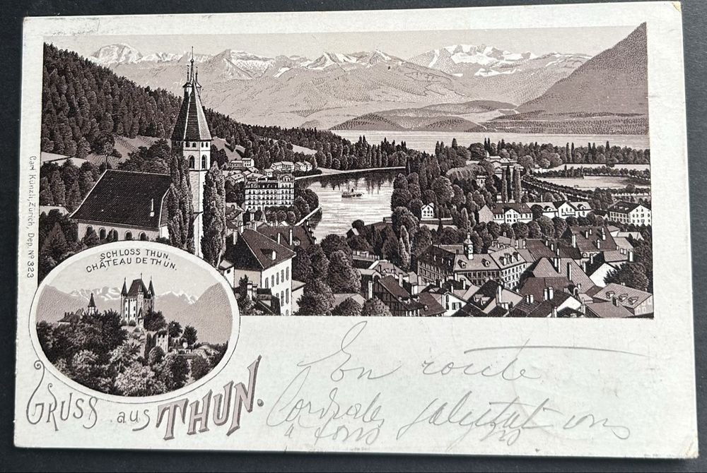 Gruss aus Thun Litho (Gebraucht) in Horw für CHF 15 – mit Lieferung auf Ricardo kaufen
