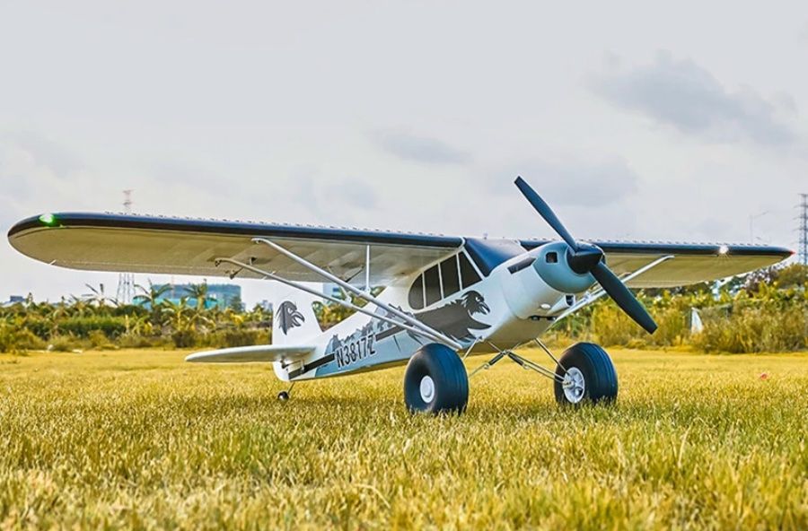 FMS Piper PA-18 Super Cub, Spw. 1300mm, Flaps, PNP | Acheter sur Ricardo