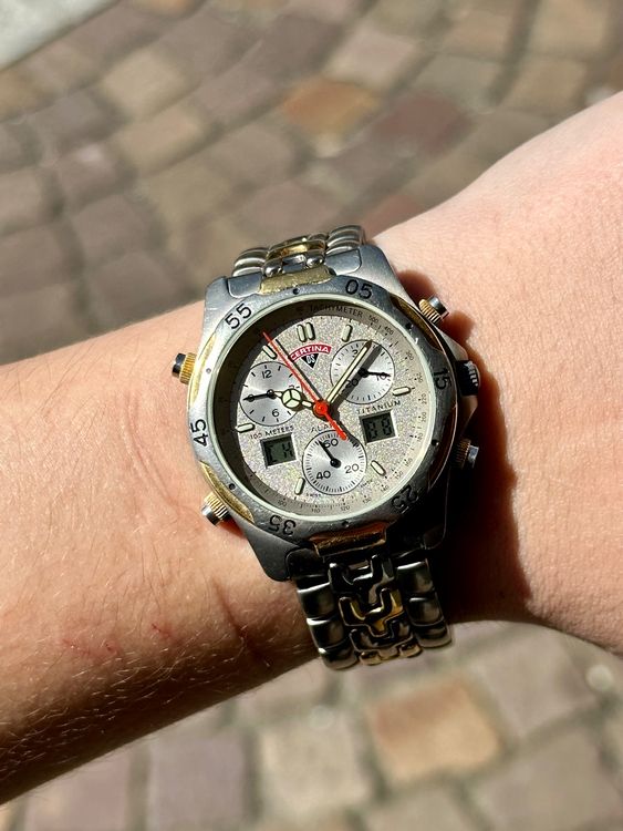 Certina DS Alarm Chronograph Titan Box/Garantie 1998 (Gebraucht) in ...