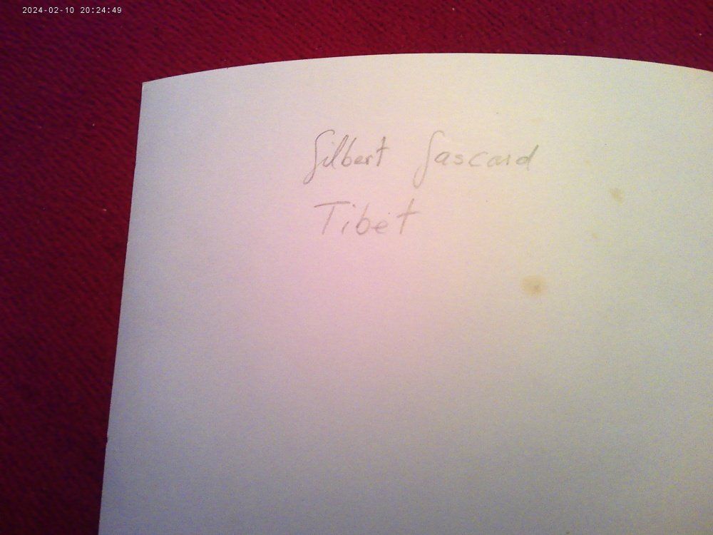 Tibet, Gilbert Gascaird Original Fotos, RIC ROCHET ZEICHNER (Gebraucht ...