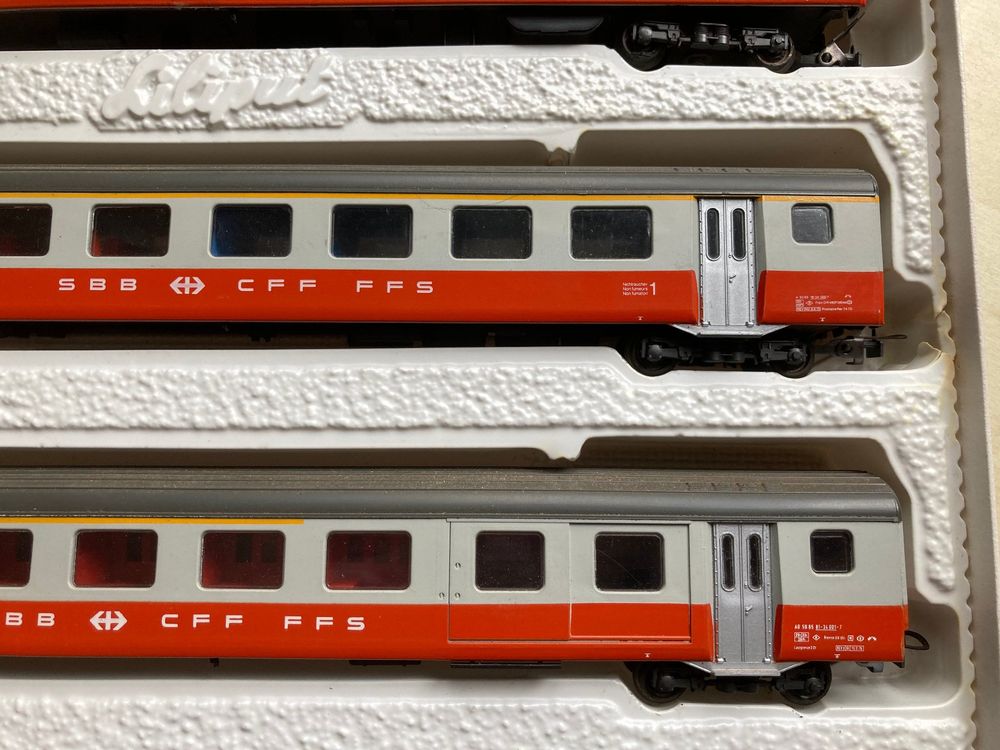 Liliput 885 - Swiss Express SBB Wagenset (5 Stück) (Gebraucht) in Baden für CHF 61 – mit ...