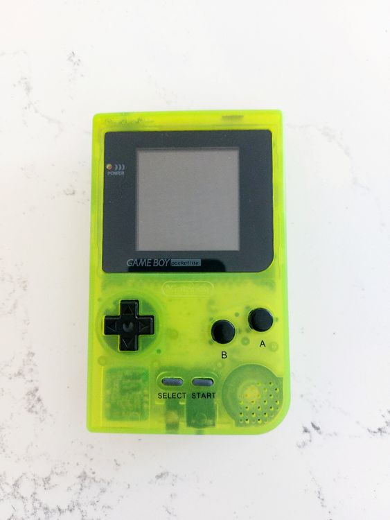 Game boy pocket lite Green clear +jeu pokemon pikachu EN (Neu (gemäss ...