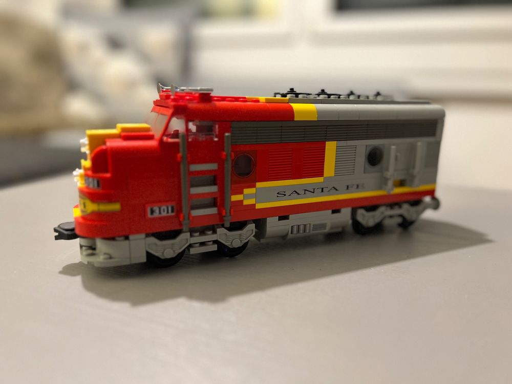 Lego Santa Fe Lok Eisenbahn | Kaufen auf Ricardo