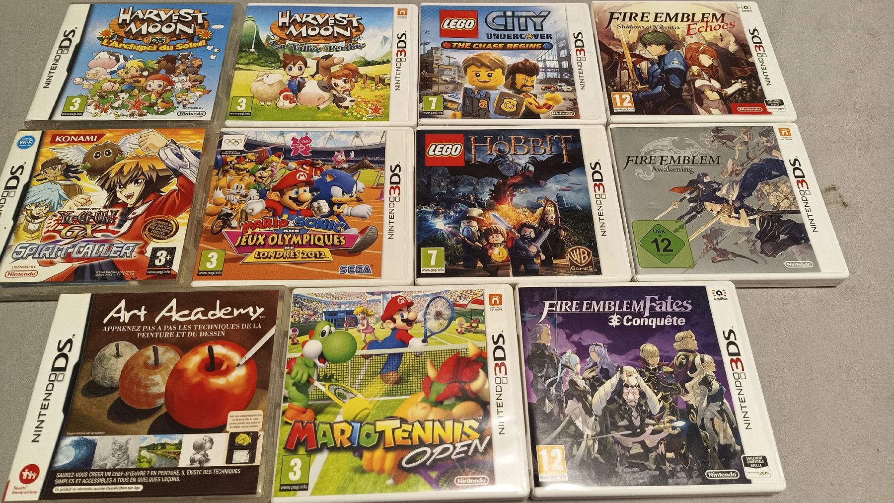 Lot de jeux Nintendo 3ds/DS (D'occasion) à Dompierre FR pour CHF 80 ...