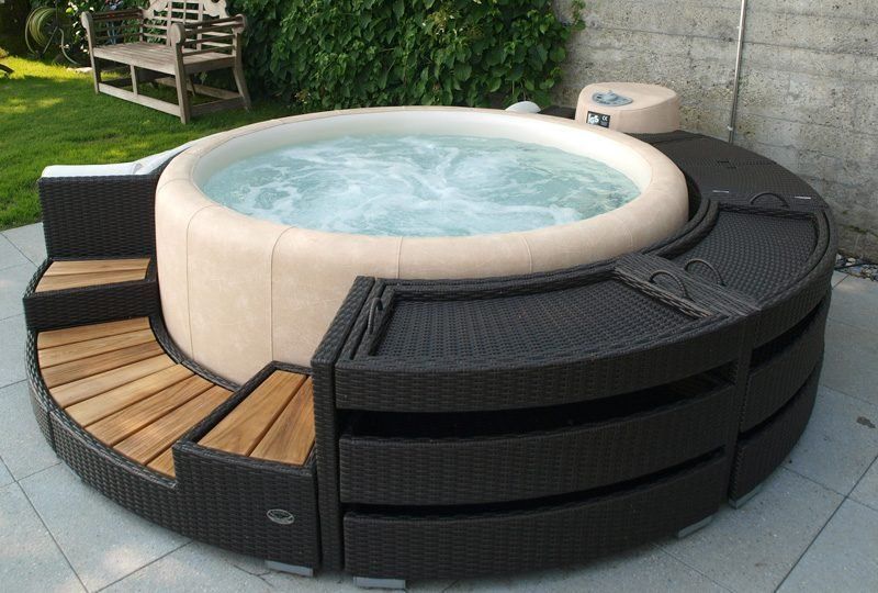 Softub Resort mit Umrandung kpl. ***Ausstellungsmodell*** (Neu und ...