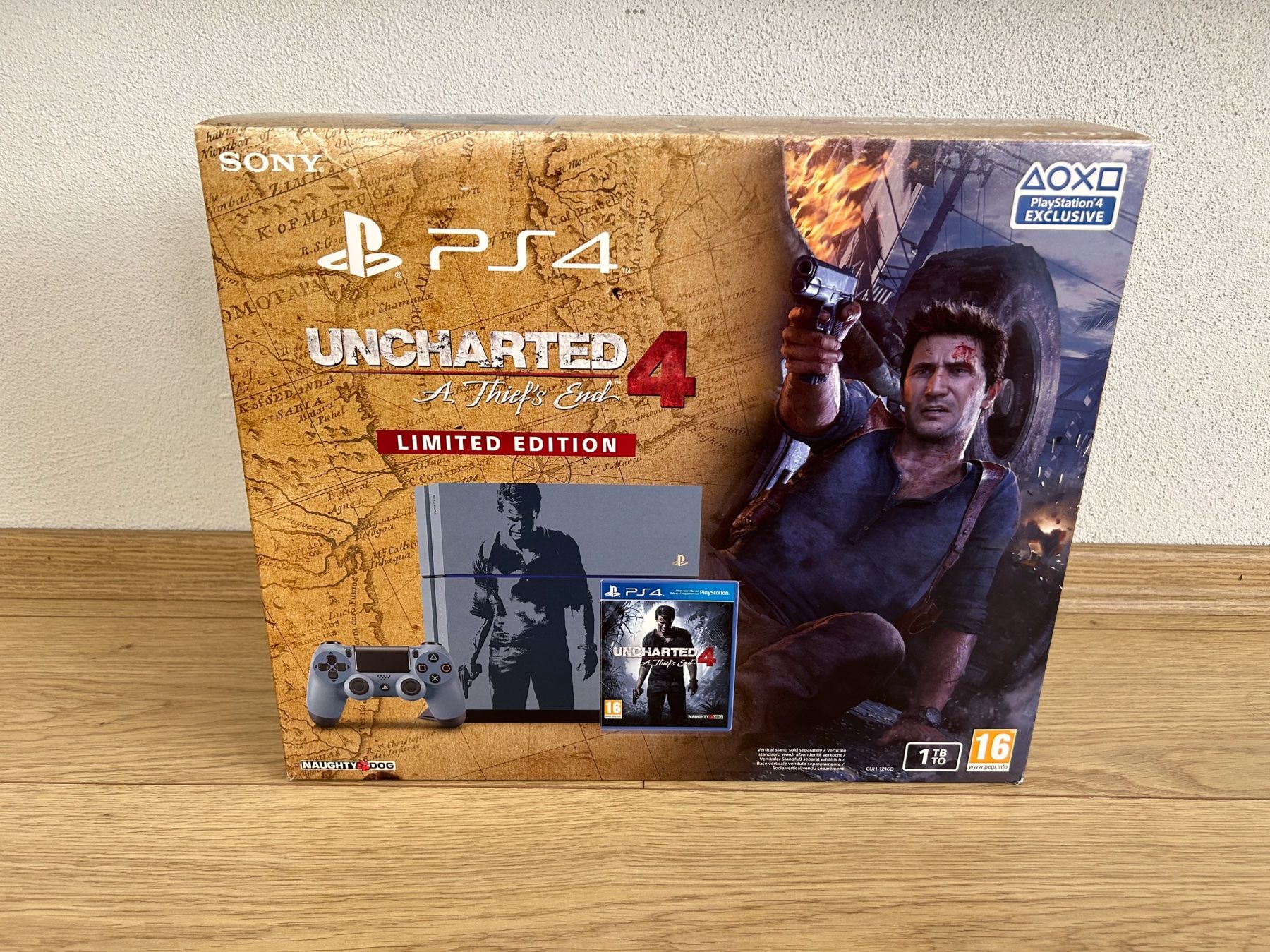 PS4 Uncharted 4 Limited Edition Konsole Original + Kaufbeleg (Gebraucht ...
