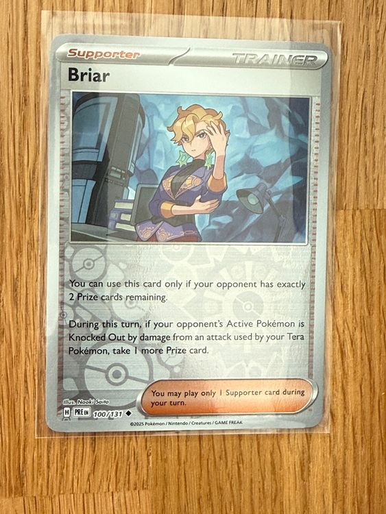 Briar 100 131 Reverse Holo Prismatic Evolutions EN | Kaufen auf Ricardo