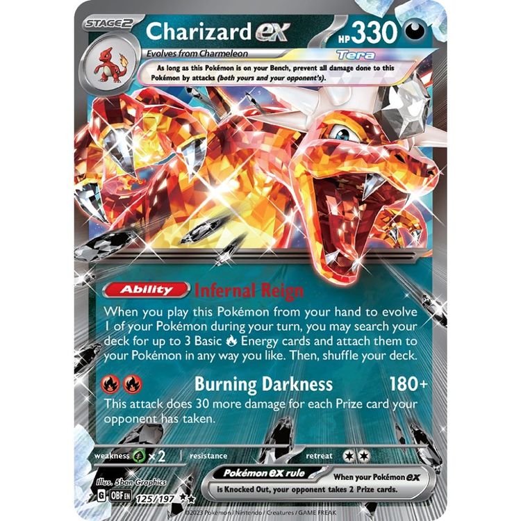 Charizard ex 125/197 OBF - Pokémon TCG - EN Obsidian Flames | Kaufen ...