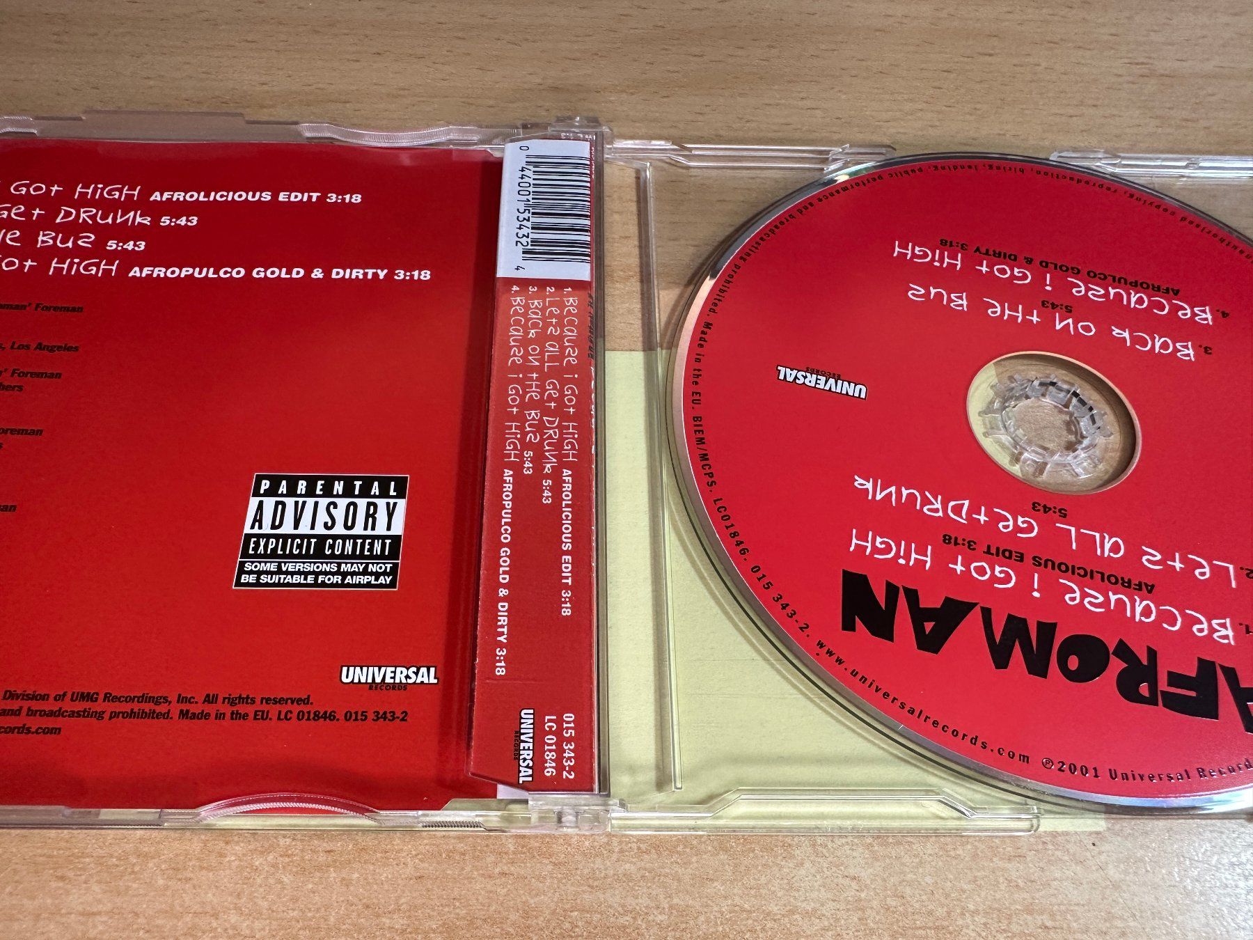 Afroman – Because I Got High - Single CD (Gebraucht) in Rikon im ...