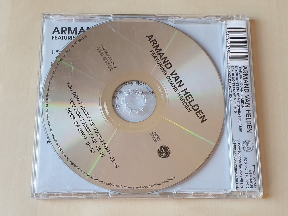Armand van Helden you dont know me (Gebraucht) in Stansstad für CHF 4.5 – mit Lieferung auf ...