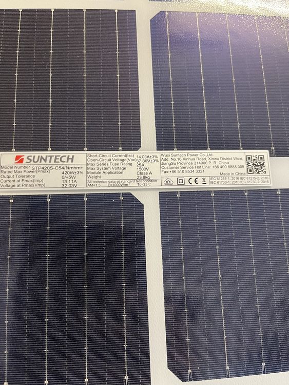 Suntech Solar Module (Neu und originalverpackt) in Gerlafingen für CHF ...