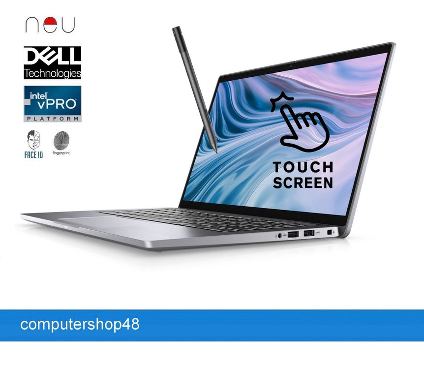 DELL Latitude ALU Laptop 2-in-1, 16GB SSD 256GB Touch NEU (Neu (gemäss ...
