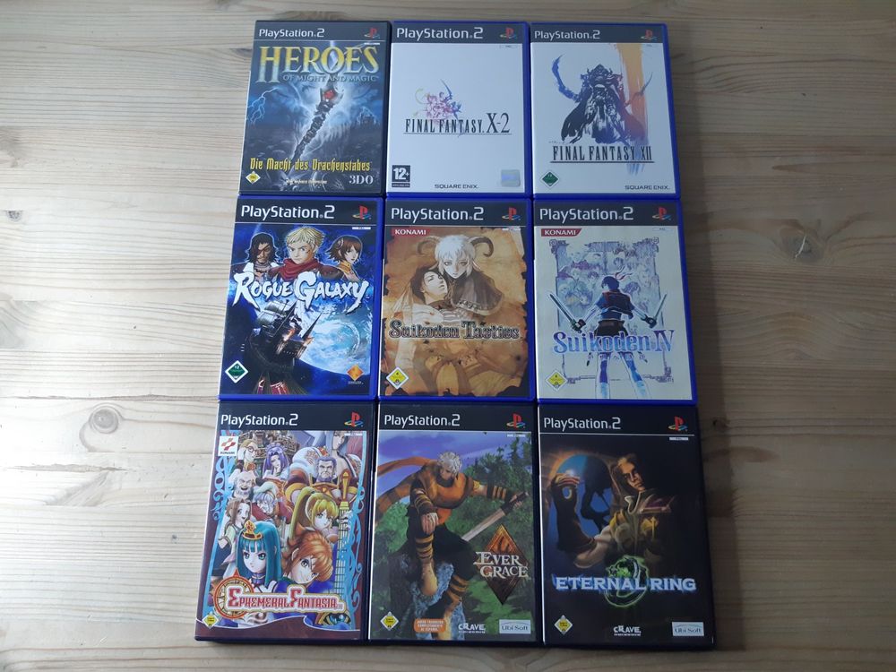 9 Rollenspiele RPG Games für PS2 im Set (Gebraucht) in Welschenrohr für ...