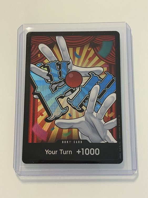One Piece DON!! Karte Your Turn +1000 (Folie) (Neu (gemäss Beschreibung ...