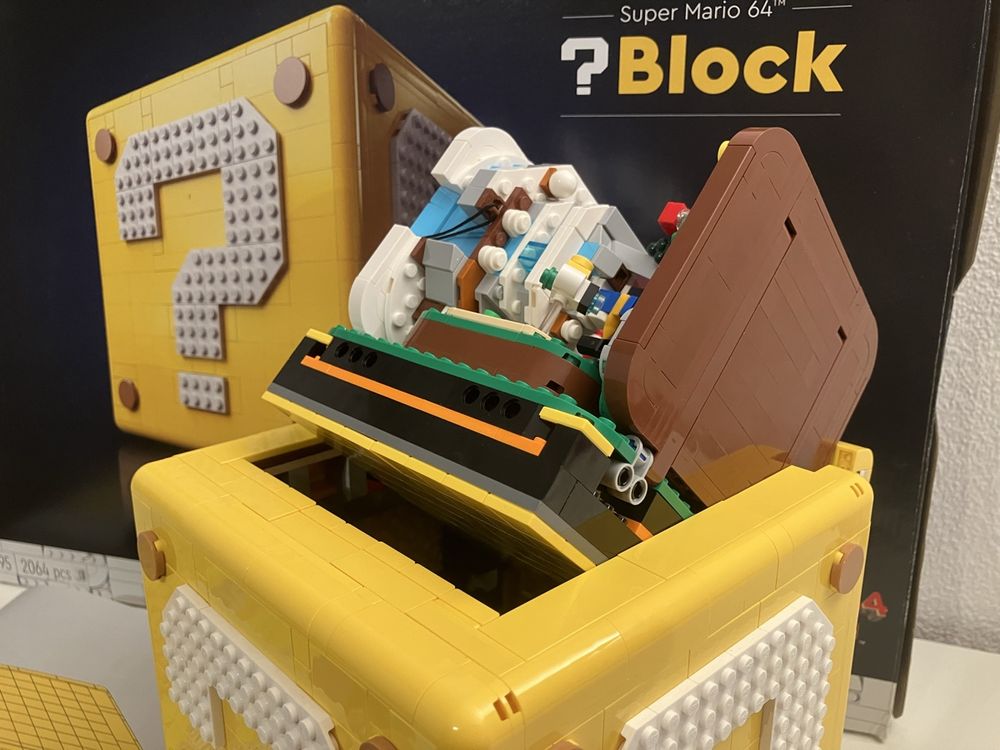 Lego Super Mario N64 Question Mark Block 71395 komplett 🚨 (Gebraucht ...