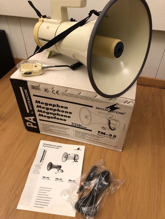Megaphon MONACOR TM-35 (Neu (gemäss Beschreibung)) in Wiesenberg für ...