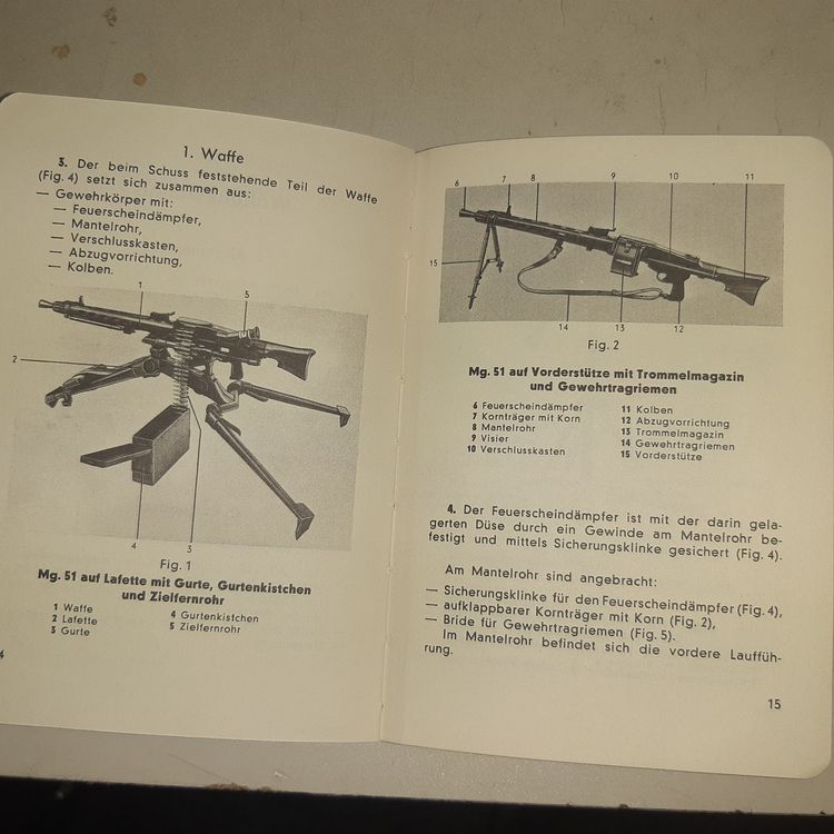 Schweizer Armee Das Maschinengewehr (Mg. 51) 63.122 d (Gebraucht) in ...