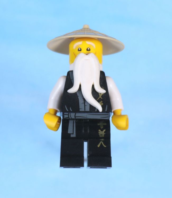 LEGO Minifigur Ninjago Wu Sensei - Legacy, Black Robe (Gebraucht) in ...