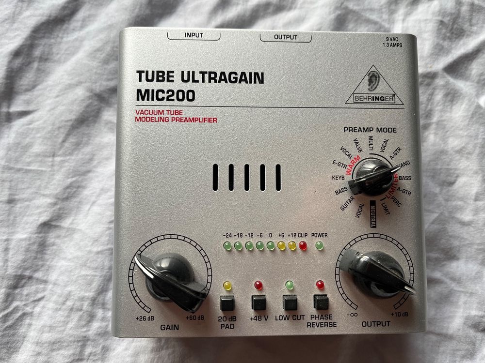 Behringer - TUBE ULTRAGAIN MIC200 - ohne Netzteil (Gebraucht) in Gudo ...