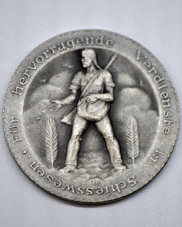 Schützenmedaille für hervorragende Verdienste 925 Silber | Kaufen auf ...