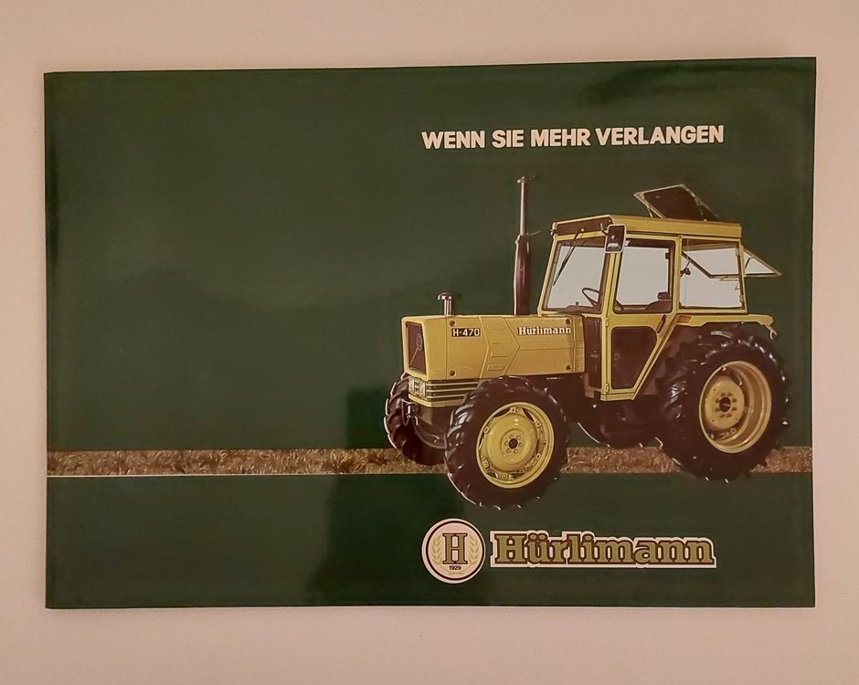 Prospekt Traktor Hürlimann H-480 | Kaufen auf Ricardo