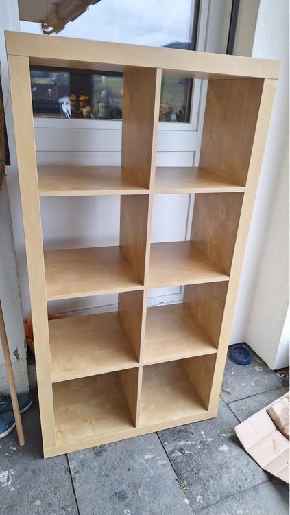Erstaunlich Kallax Regal Holz Ebenbild