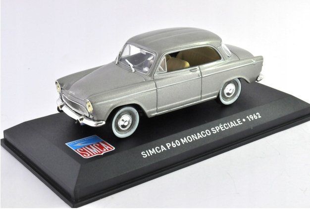 Simca Aronde P60 Coupé Monaco Spécial 1961-1962 silber met. (Neu und originalverpackt) in ...