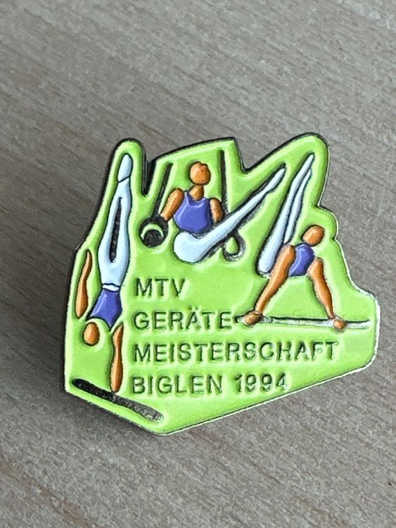 Pin MTV Geräte-Meisterschaft Biglen 1994 | Kaufen auf Ricardo